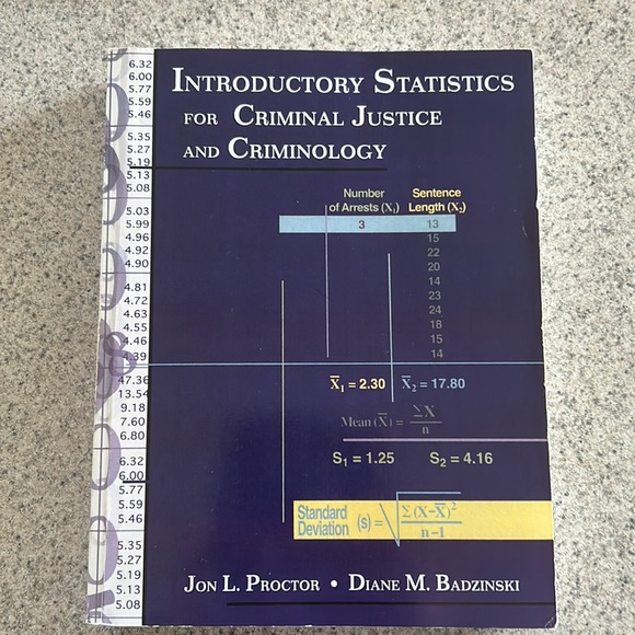 Other | Criminal Justice Introductory Statistics For Criminal Justice ...